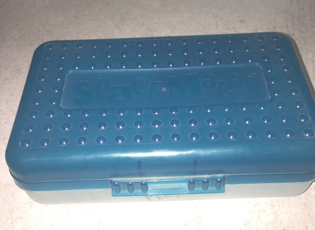 Vintage Spacemaker School Box Pencil Arts Crafts 1990s Blue 8" X 5" - Etsy