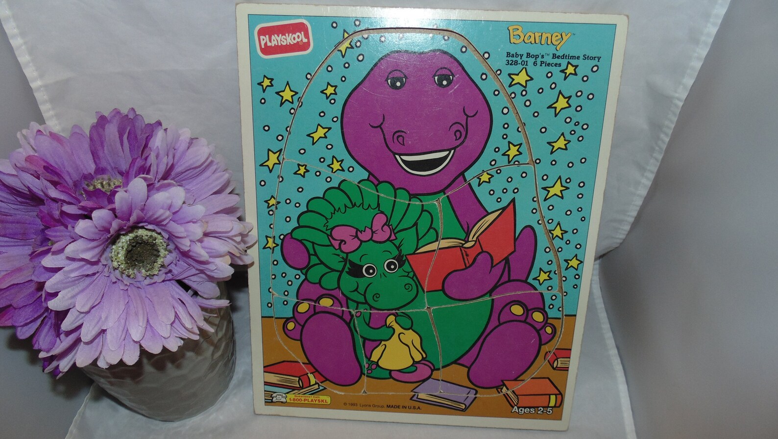 VINTAGE 1993 PLAYSKOOL Barney Baby Bop Bedtime story Wooden - Etsy VINTAGE 1993 PLAYSKOOL Barney Baby Bop Bedtime story Wooden - Etsy
