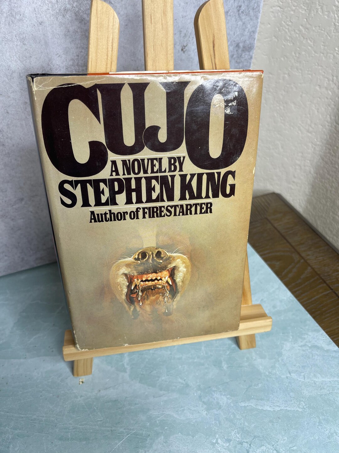 Vintage Stephen King Cujo Book HCDJ Horror 1981 Viking Press BCE Book ...