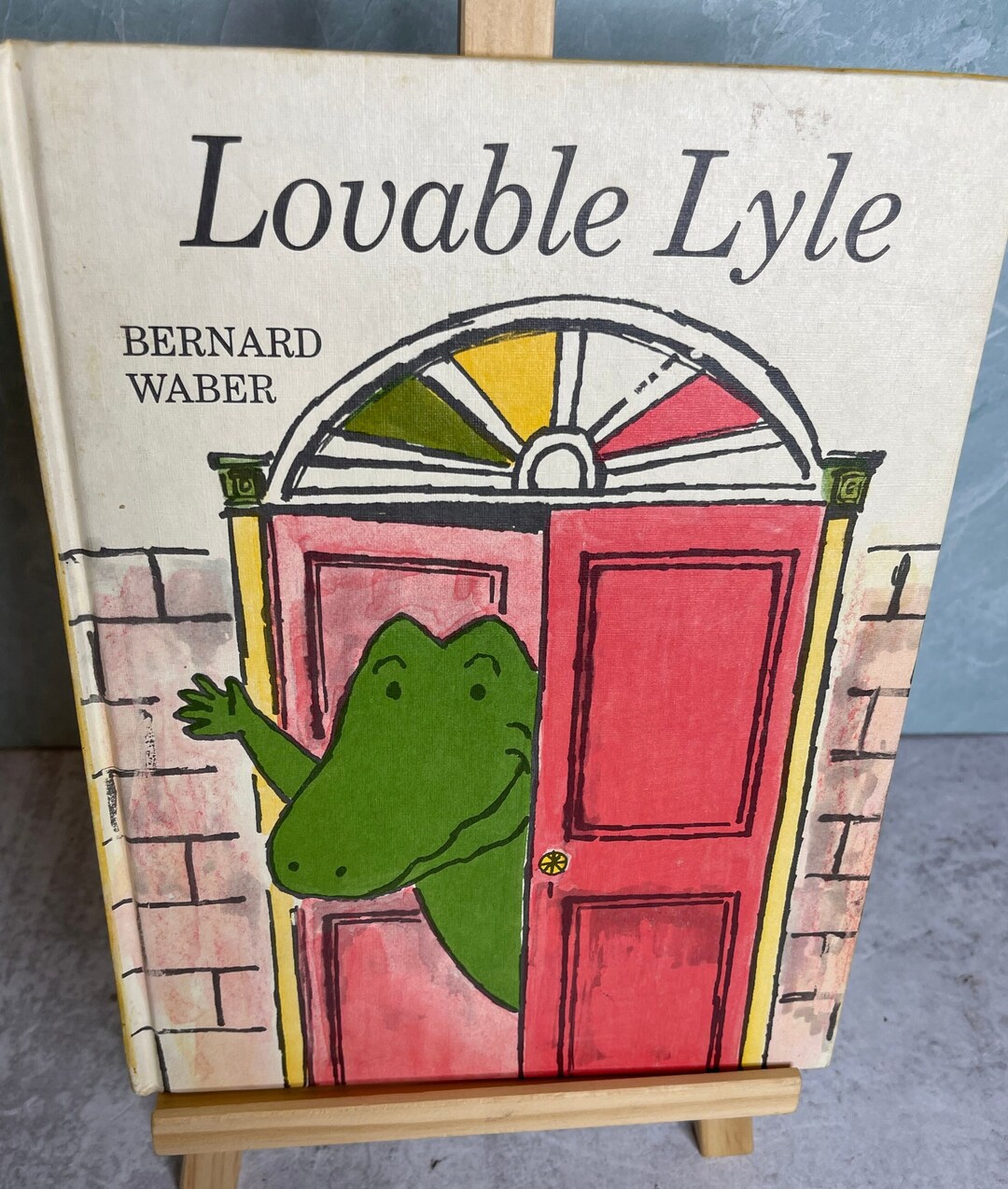 Vintage 1969 Lovable Lyle Crocodile Bernard Waber Book Hardcover Weekly ...