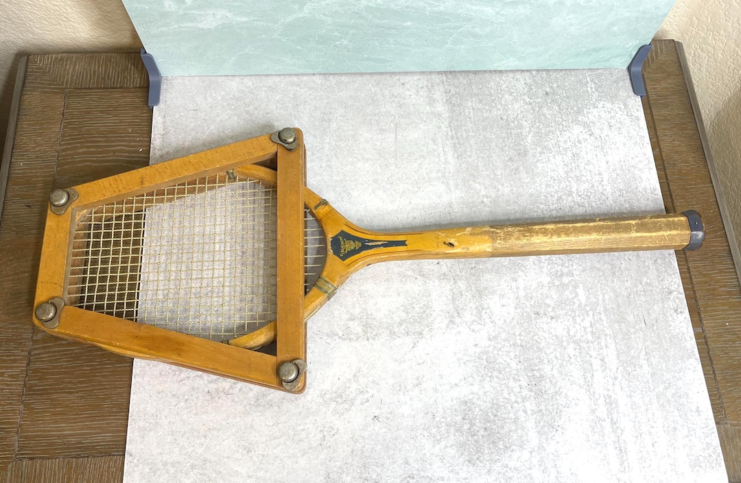 Vintage Bancroft Champion Wood Wooden Tennis Racket Racquet With Press ...