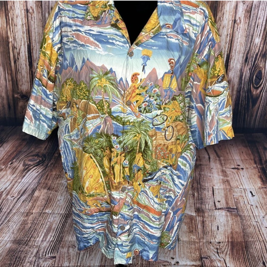 Pataloha 2004 Limited Edition Mens XL Paradise Island Cotton Silk ...
