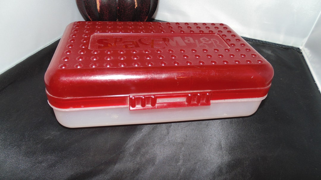 Vintage Spacemaker School Box Pencil Arts Crafts 1990s Red 8" X 5" - Etsy