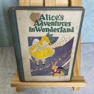 Antique 1908 Alice's Adventures in Wonderland Book John Neill Reilly & Lee Co Hardcover - Etsy