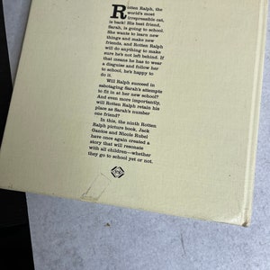 Vintage 1998 Back to School for Rotten Ralph Book Hardcover - Etsy