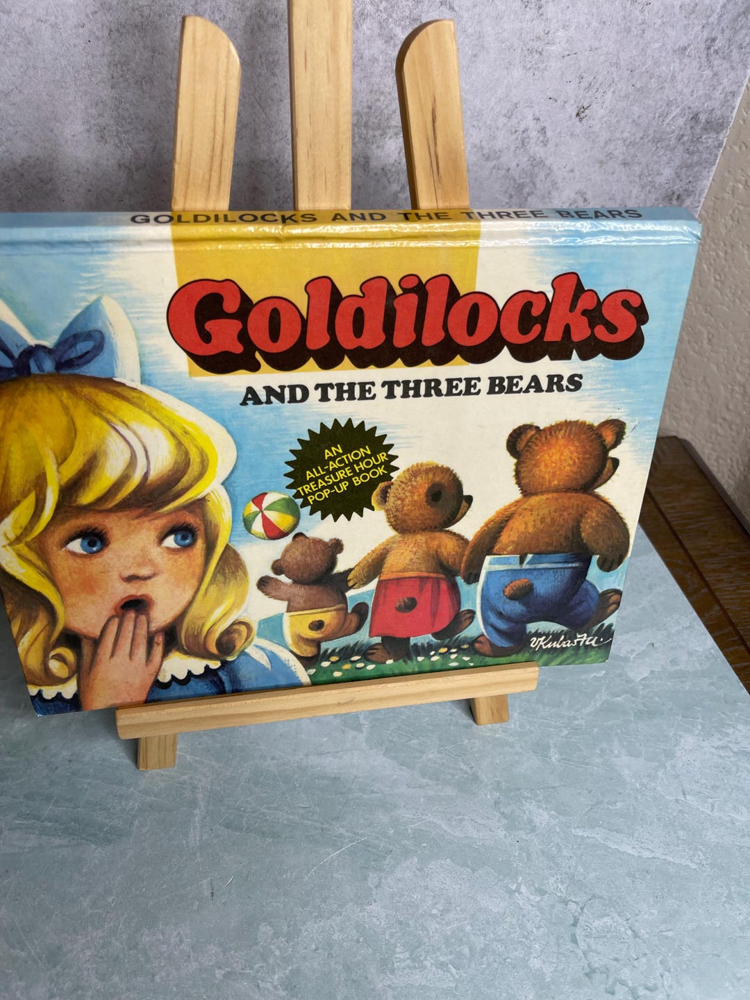 Vintage 1981 Goldilocks and the Three Bears Pop-up Book Brown Watson ...