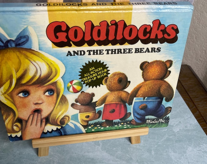 Vintage 1981 Goldilocks and the Three Bears Pop-up Book Brown Watson ...