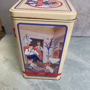 Vintage 1993 100th Anniversary Cracker Jack Tin Canister Empty 8 - Etsy