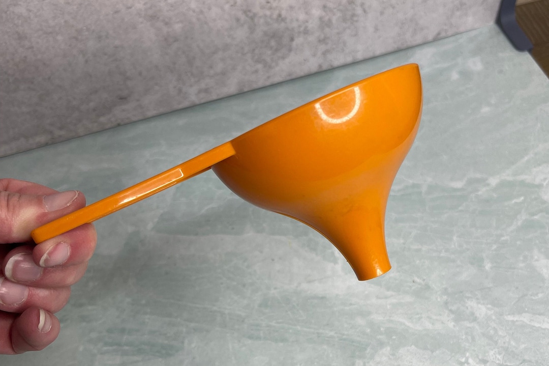 Vintage Tupperware Funnel 1227 Large Hershey Kiss Mold Orange - Etsy