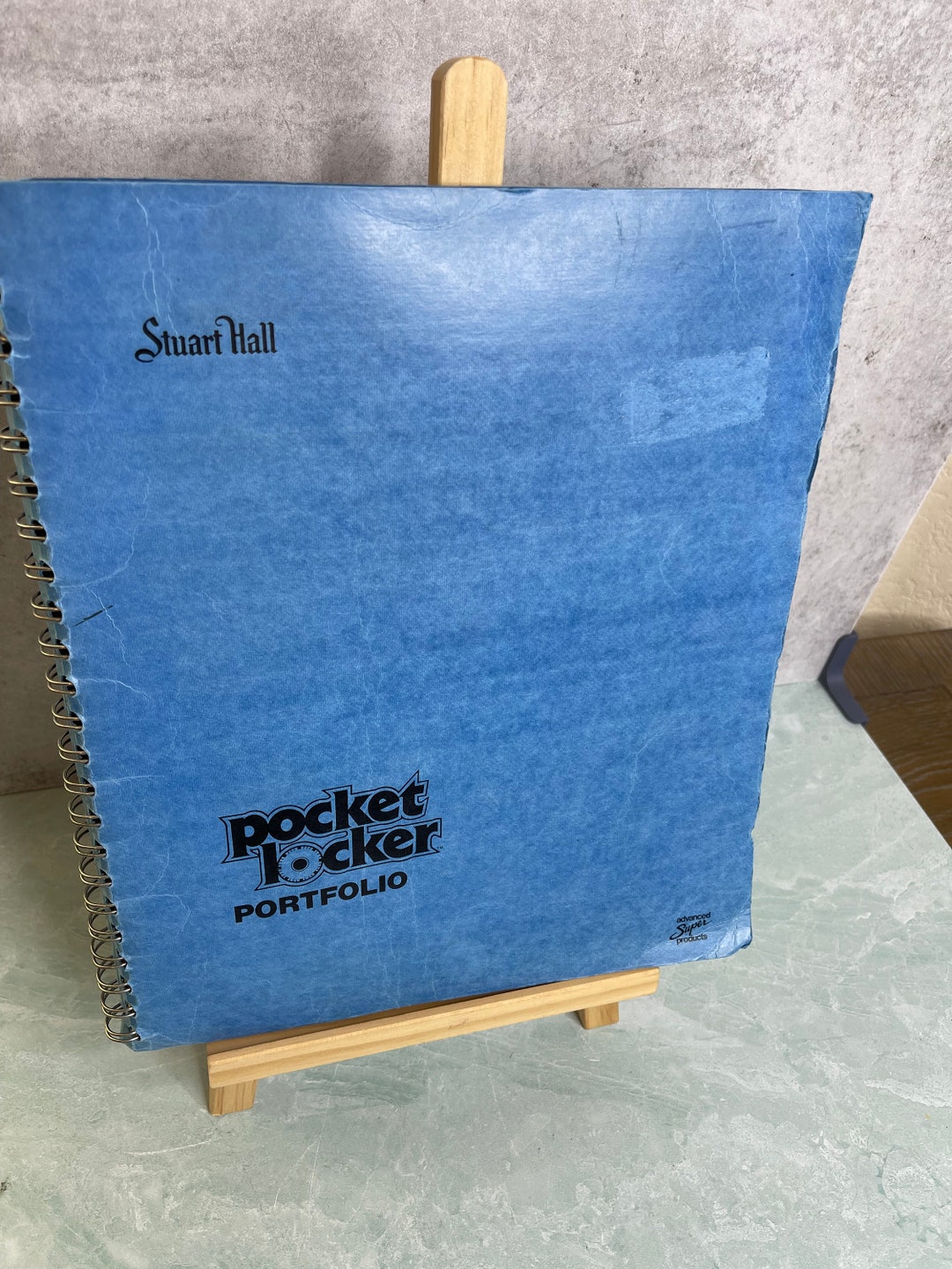 Rare 1980s Stuart Hall Pocket Locker Portfolio 10 Bound Folders Inside ...