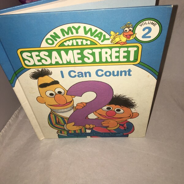 Sesame Street I Can Count Book - Etsy