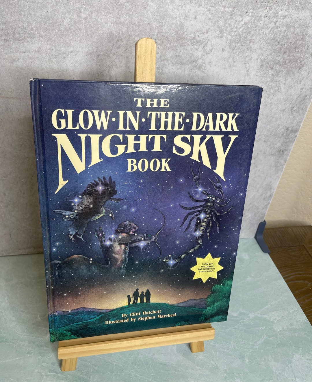 Vintage 1988 the Glow in the Dark Night Sky Book Clint Hatchett ...