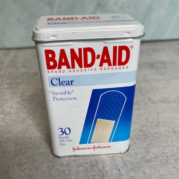 Metal Band Aid Box - Etsy