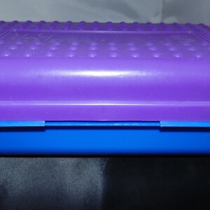Vintage Spacemaker School Box Pencil Arts Crafts 1990s Bright Purple ...
