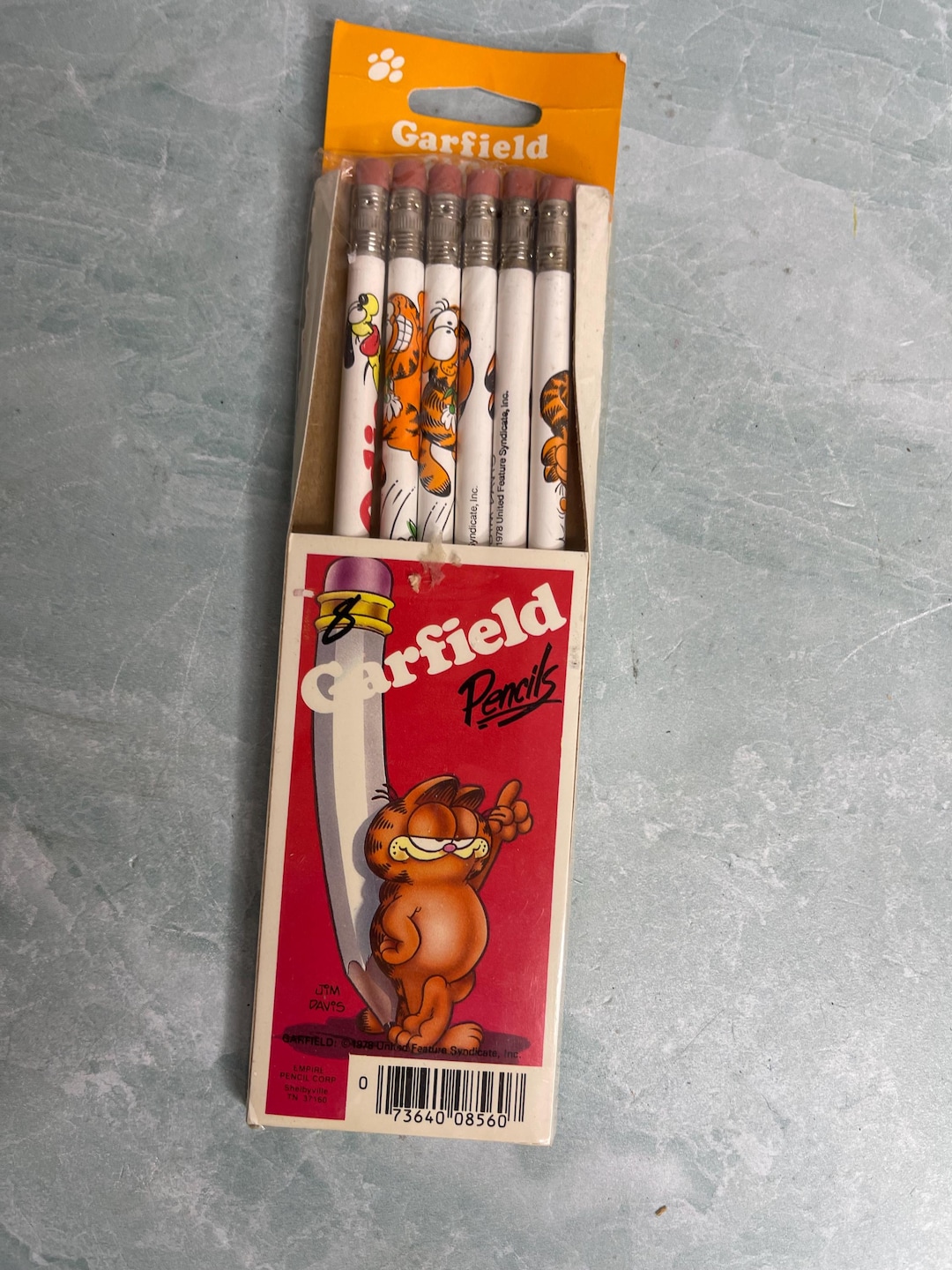New Vintage 80s Pack of Six Garfield Odie Pencils Jim Davis Empire - Etsy