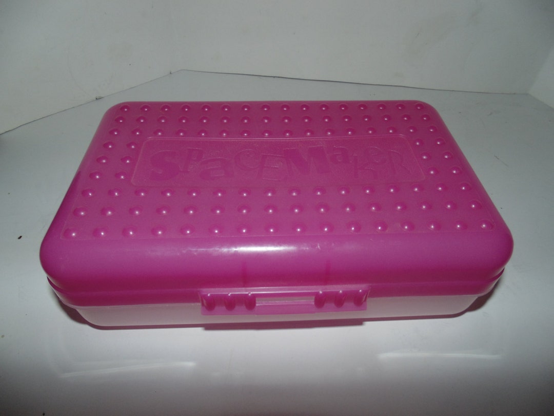 Vintage Spacemaker School Box Pencil Arts Crafts 1990s Pink 8" X 5" - Etsy