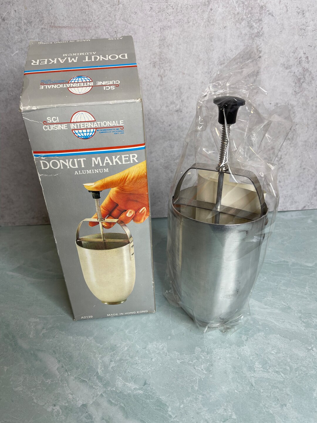 Vintage Scandicrafts Aluminum Donut Maker Batter Dispenser Baking - Etsy