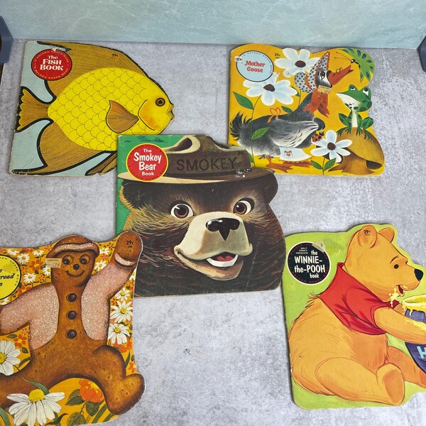 Golden Shape Books - Etsy