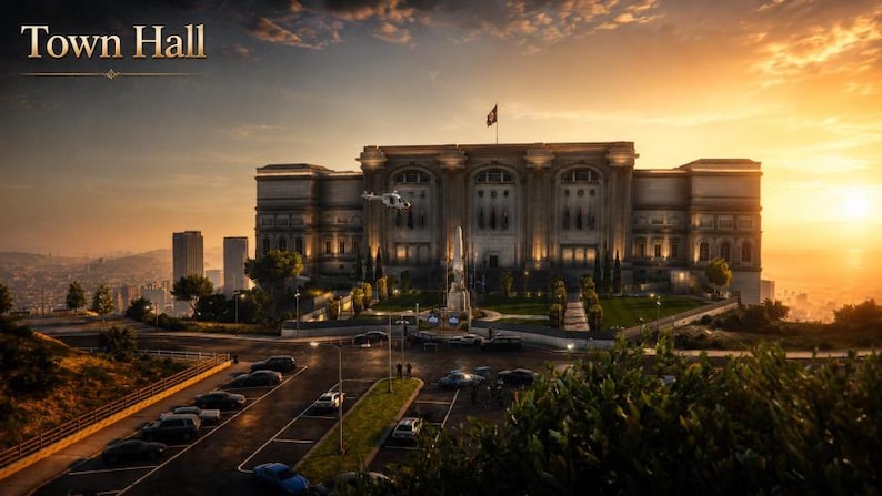 Town Hall MLO [fivem] | Government Building | Realistic City ...