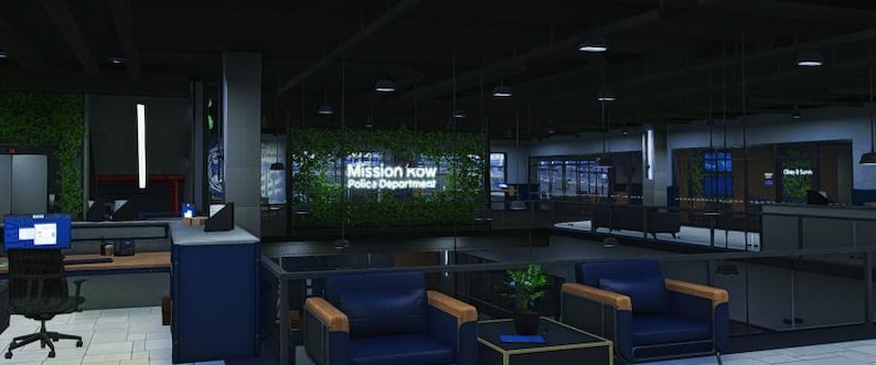 Mission Row Police Department MLO [fivem] | Modern MRPD Headquarters ...
