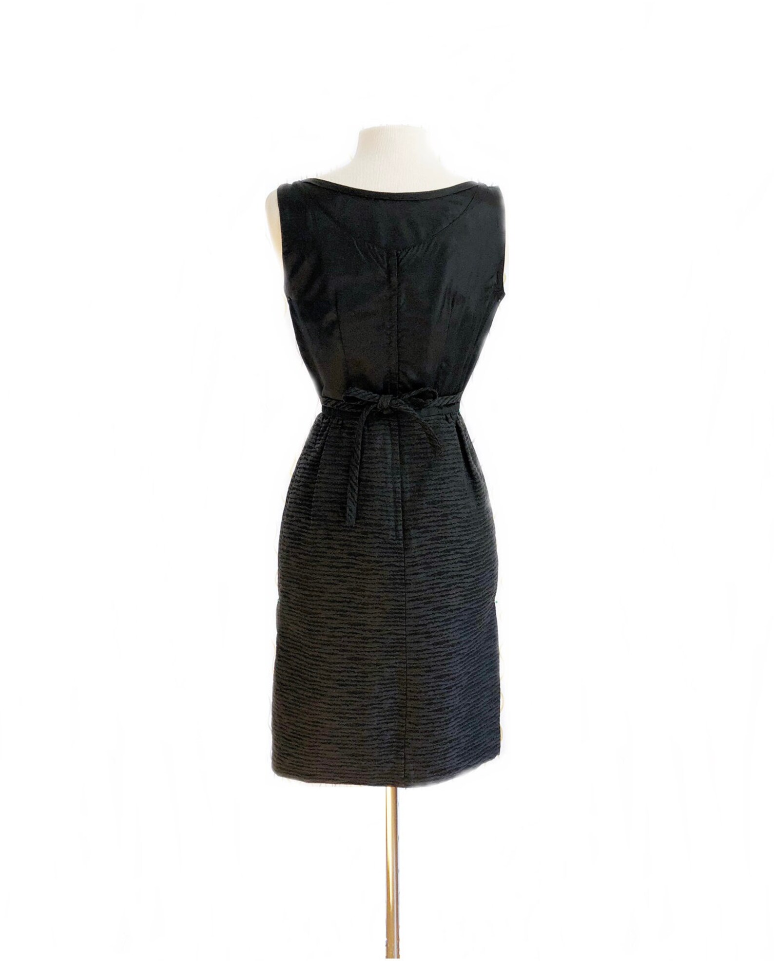 Vintage 50s Black Wiggle Dress Set With Top Don Etsy