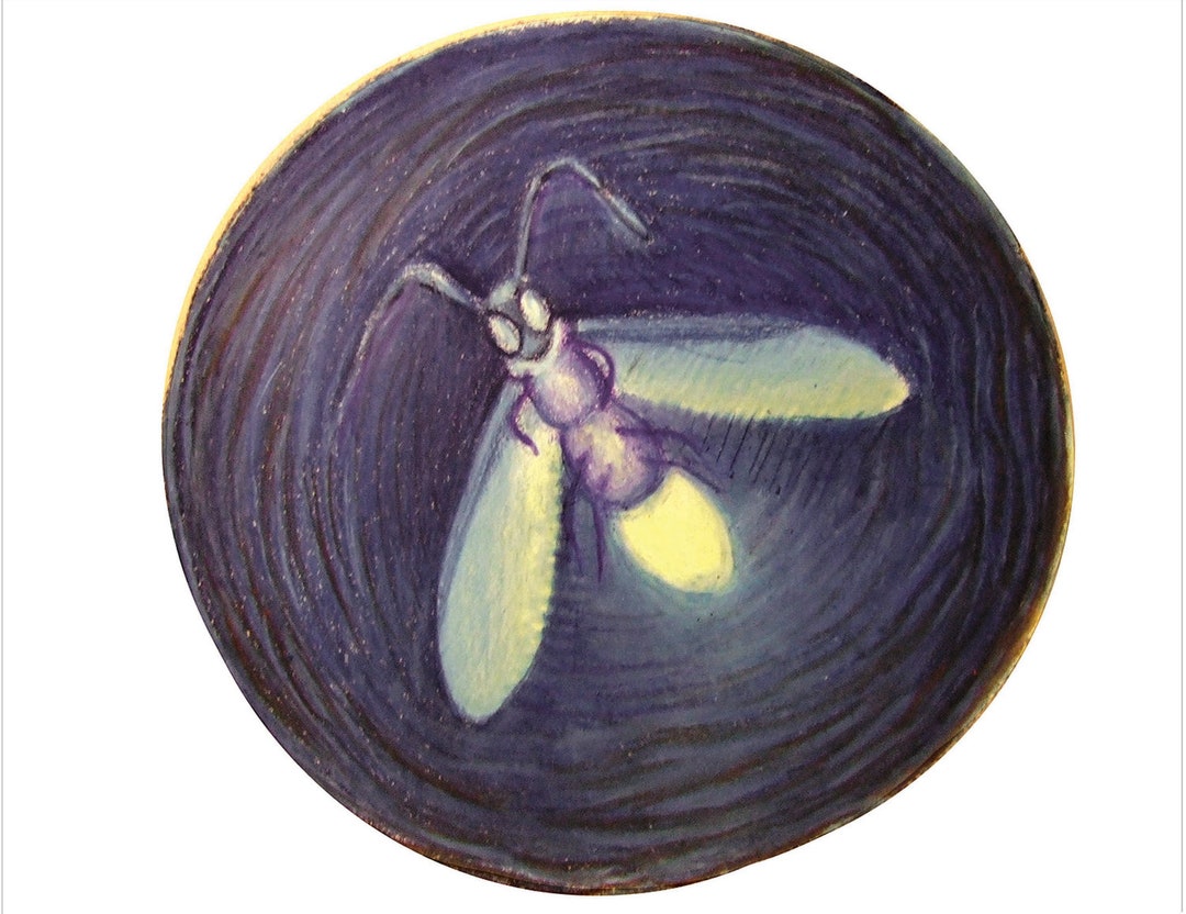 Firefly Greeting Card - Etsy