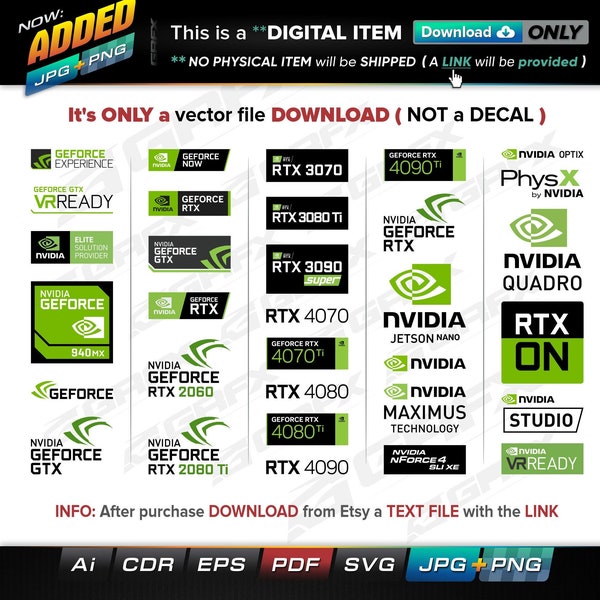 Nvidia Rtx Sticker - Etsy