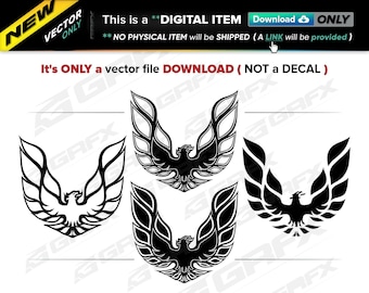 Phoenix Hood Decal - Etsy Ireland