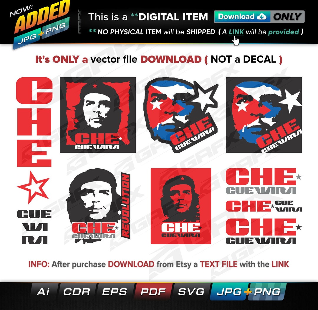 9 Che Guevara Vectors Ai, Cdr, Eps, Pdf, Svg and Also Jpg, Png Instant ...