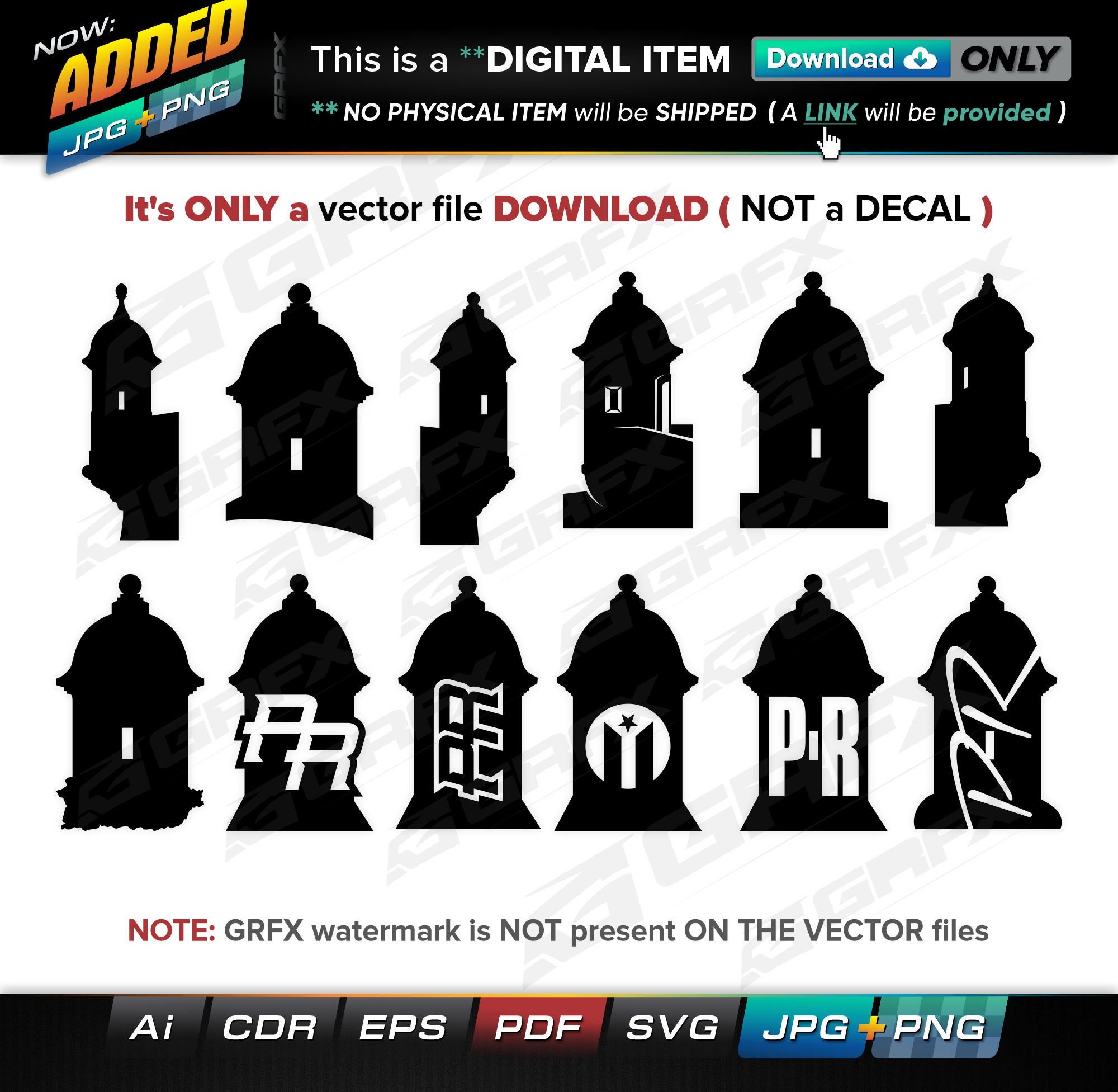 12 Garita del Morro PR Vectores ai cdr eps pdf svg y - Etsy España