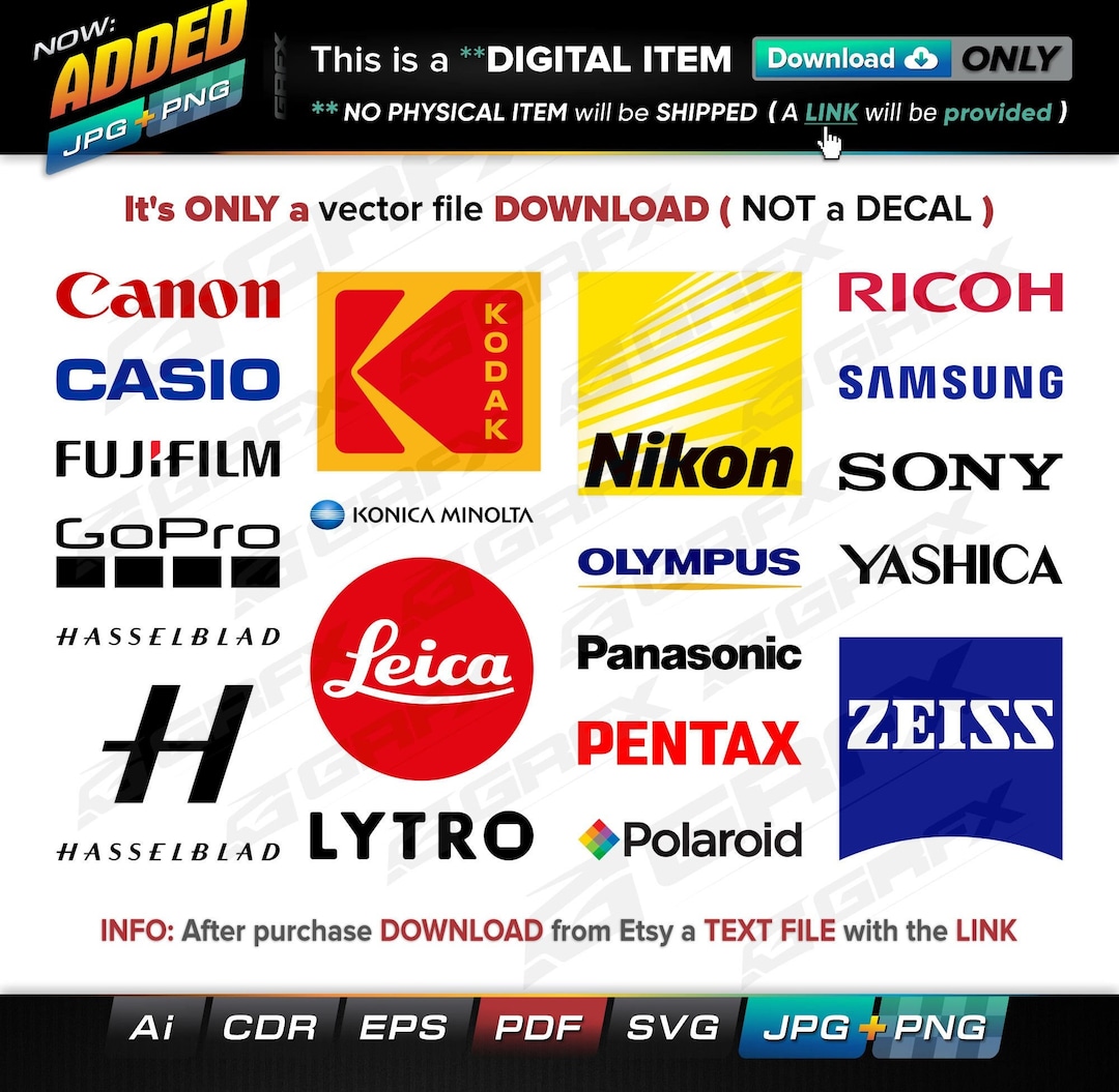 20 Digital Cameras Vectors Ai, Cdr, Eps, Pdf, Svg and Also Jpg, Png ...