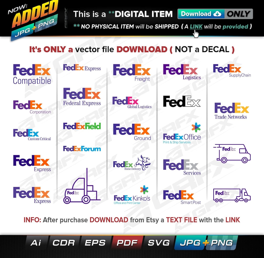 24 Fedex Logos Vectors Ai, Cdr, Eps, Pdf, Svg and Also Jpg, Png Instant ...