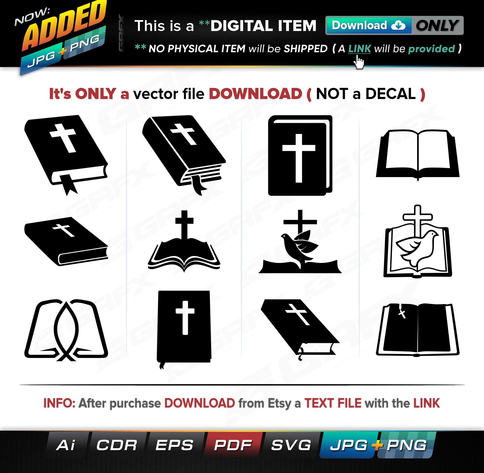 12 Bible Vectors Ai, Cdr, Eps, Pdf, Svg and Also Jpg, Png Instant ...