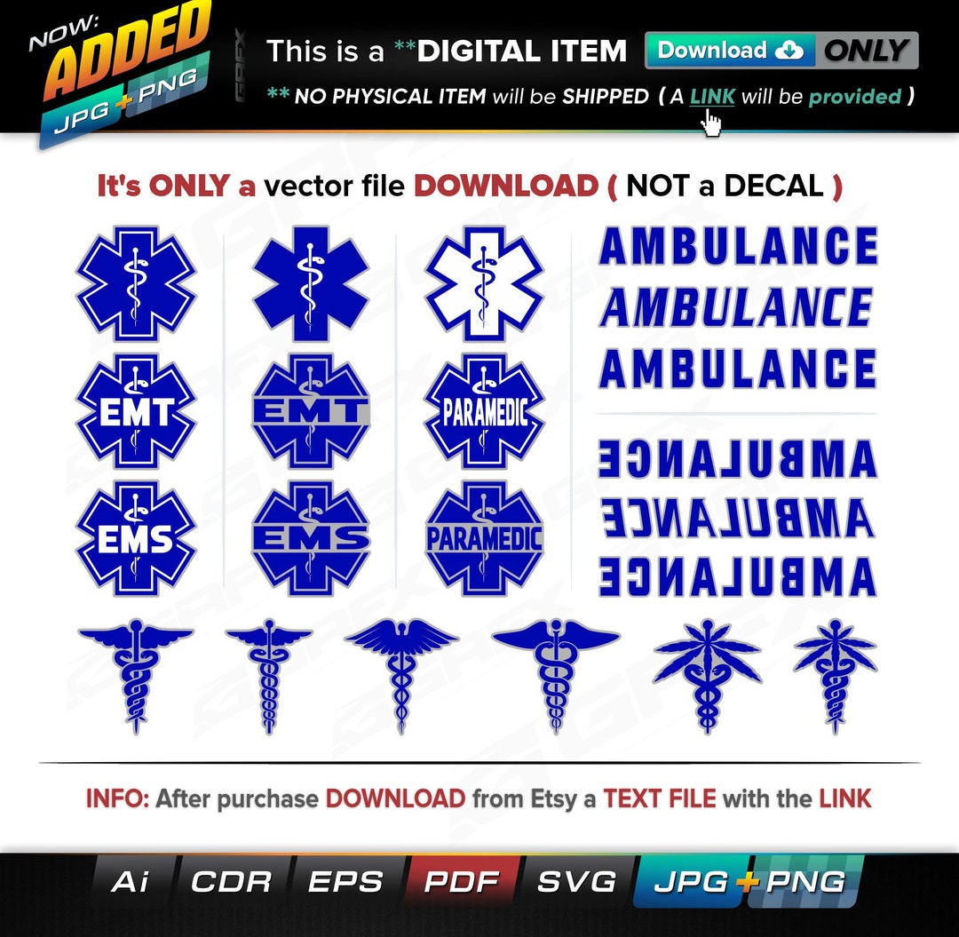 21 EMT-EMS Vectors Ai, Cdr, Eps, Pdf, Svg and Also Jpg, Png Instant ...