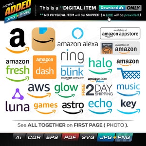 50 Amazon Vectors Ai, Cdr, Eps, Pdf, Svg and Also Jpg, Png -- Instant ...