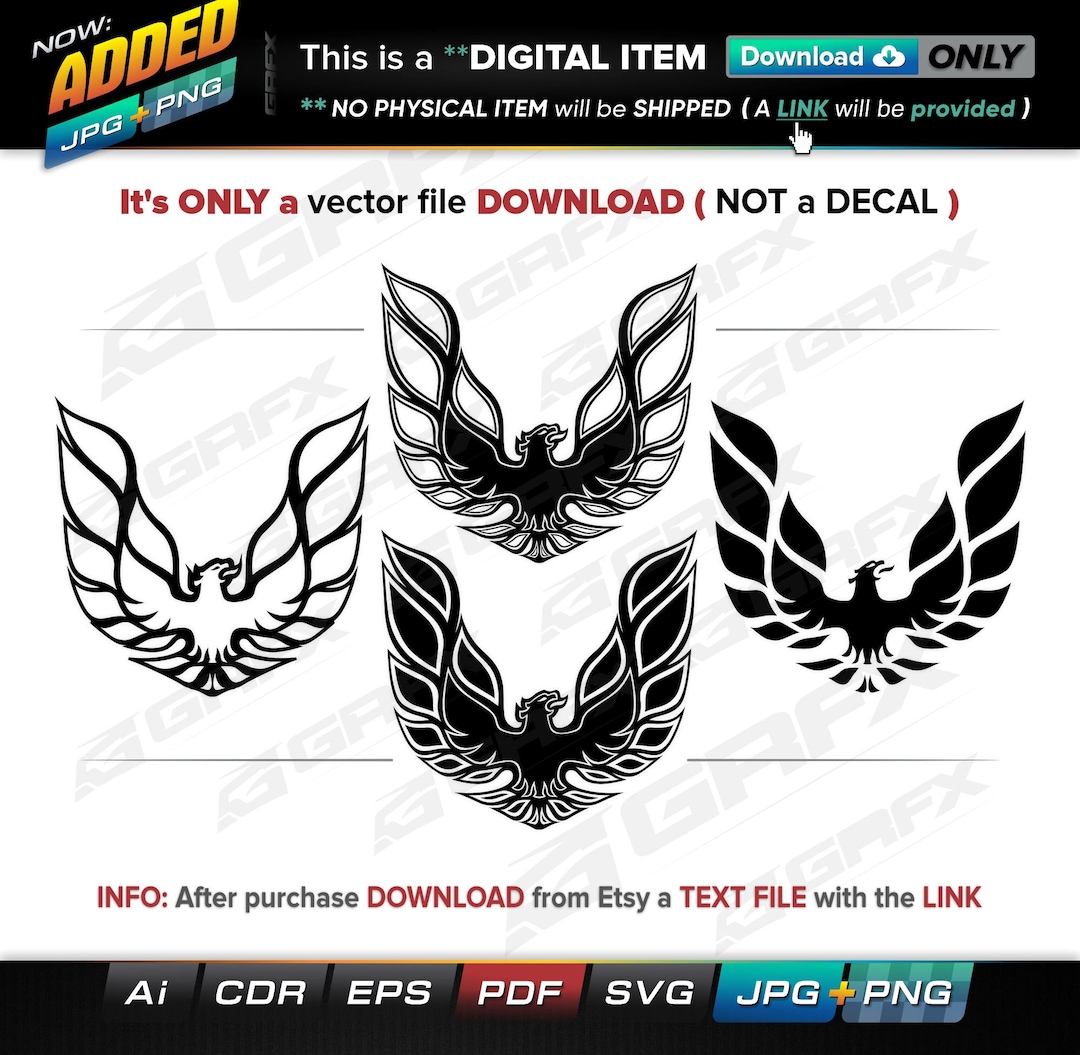 4 Phoenix Vectors Ai, Cdr, Eps, Pdf, Svg Instant Download 25 Files ...