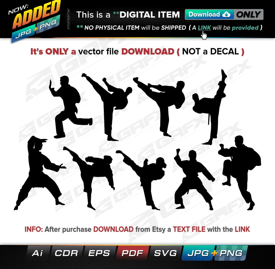 9 Karate Vectors Ai, Cdr, Eps, Pdf, Svg and Also Jpg, Png Instant ...