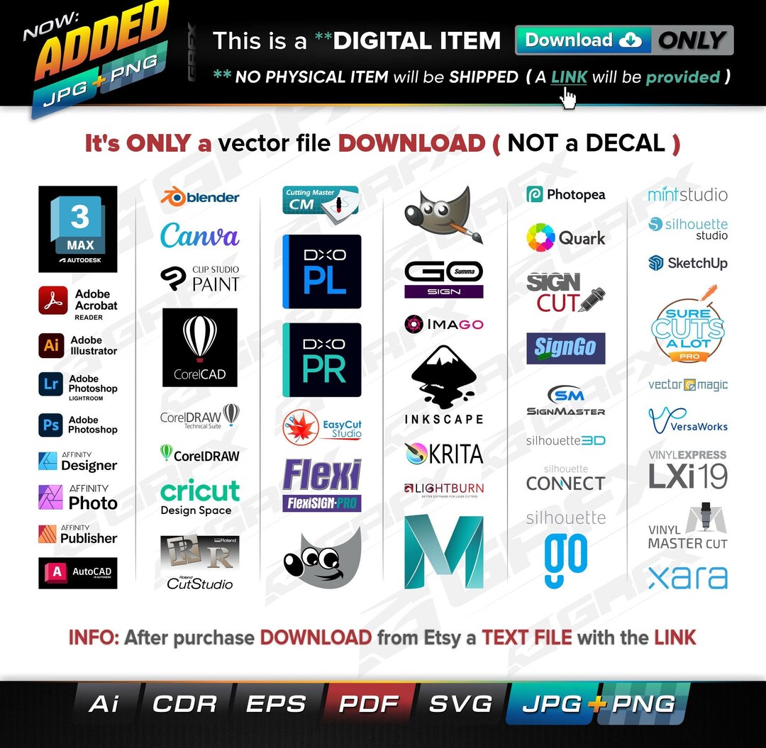 47 Graphic Software Vectors Ai, Cdr, Eps, Pdf, Svg and Also Jpg, Png ...