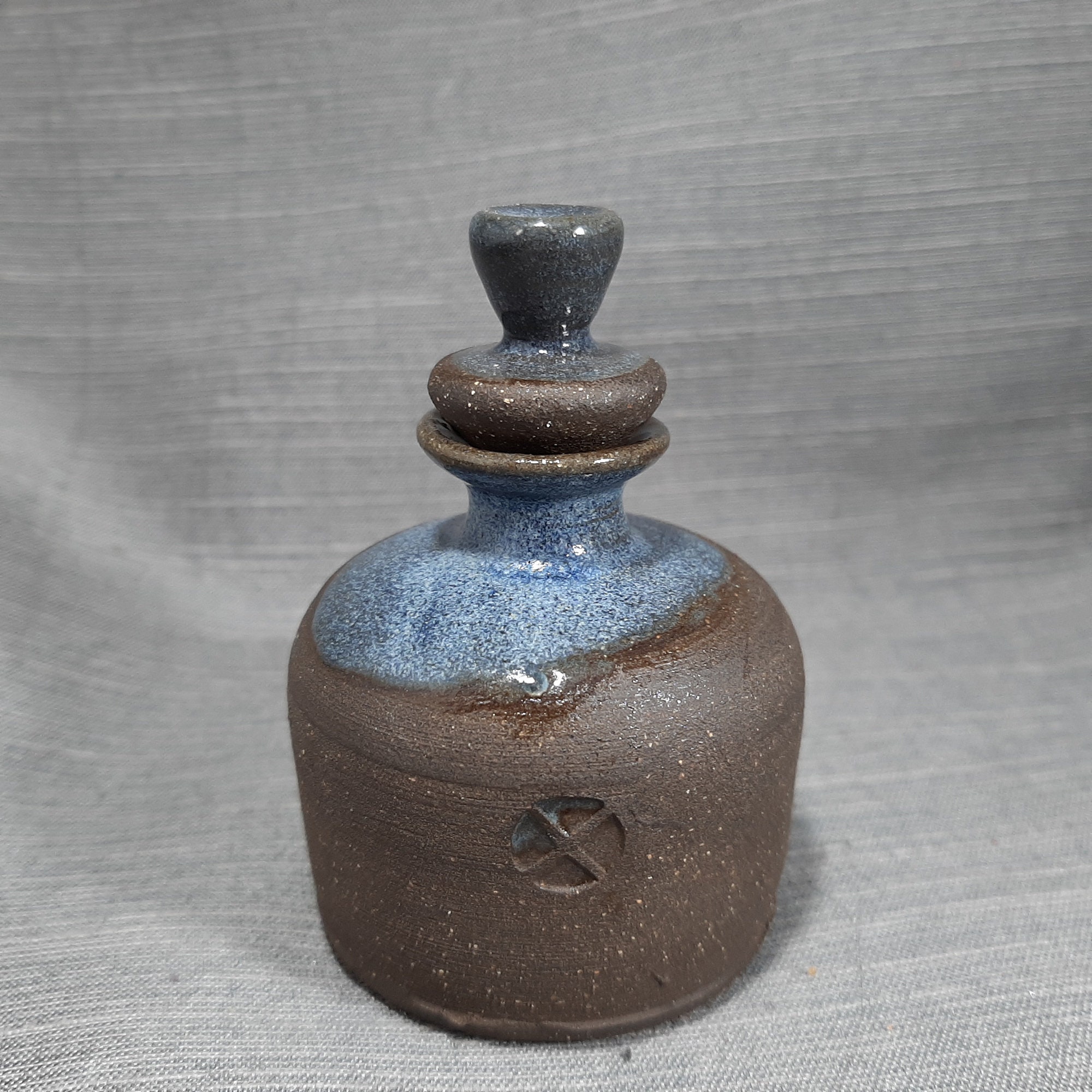 Blue Ceramic Medieval Scribe's Scribe Pen Inkwell SCA LARP | Etsy