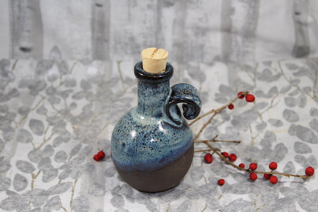 Round Blue Potion Poison Bottle for Cosplay LARP Ritual Magic 4 Oz. - Etsy