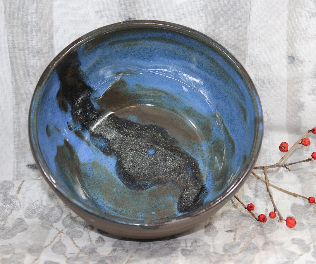 Big Handmade Ramen Bowl With Nebula Glaze - Etsy