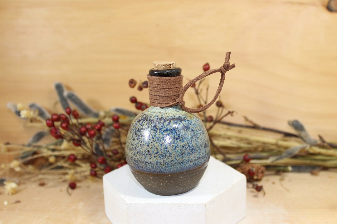 Round Blue Mana Potion Bottle for Cosplay LARP Ritual Magic - Etsy