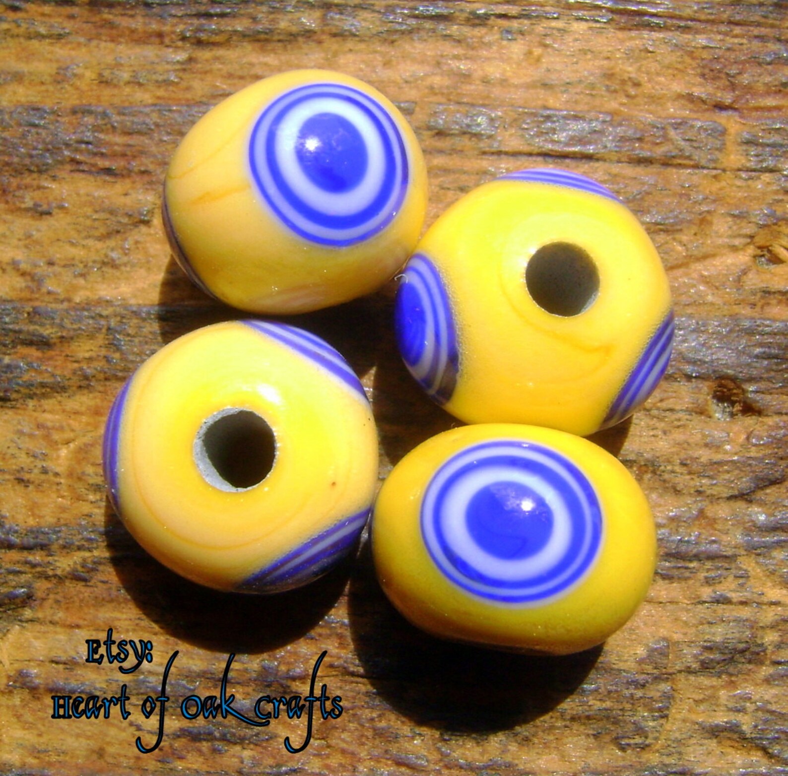 Bead Pattern 56: Ancient Yellow Eye Bead reproduction - Etsy