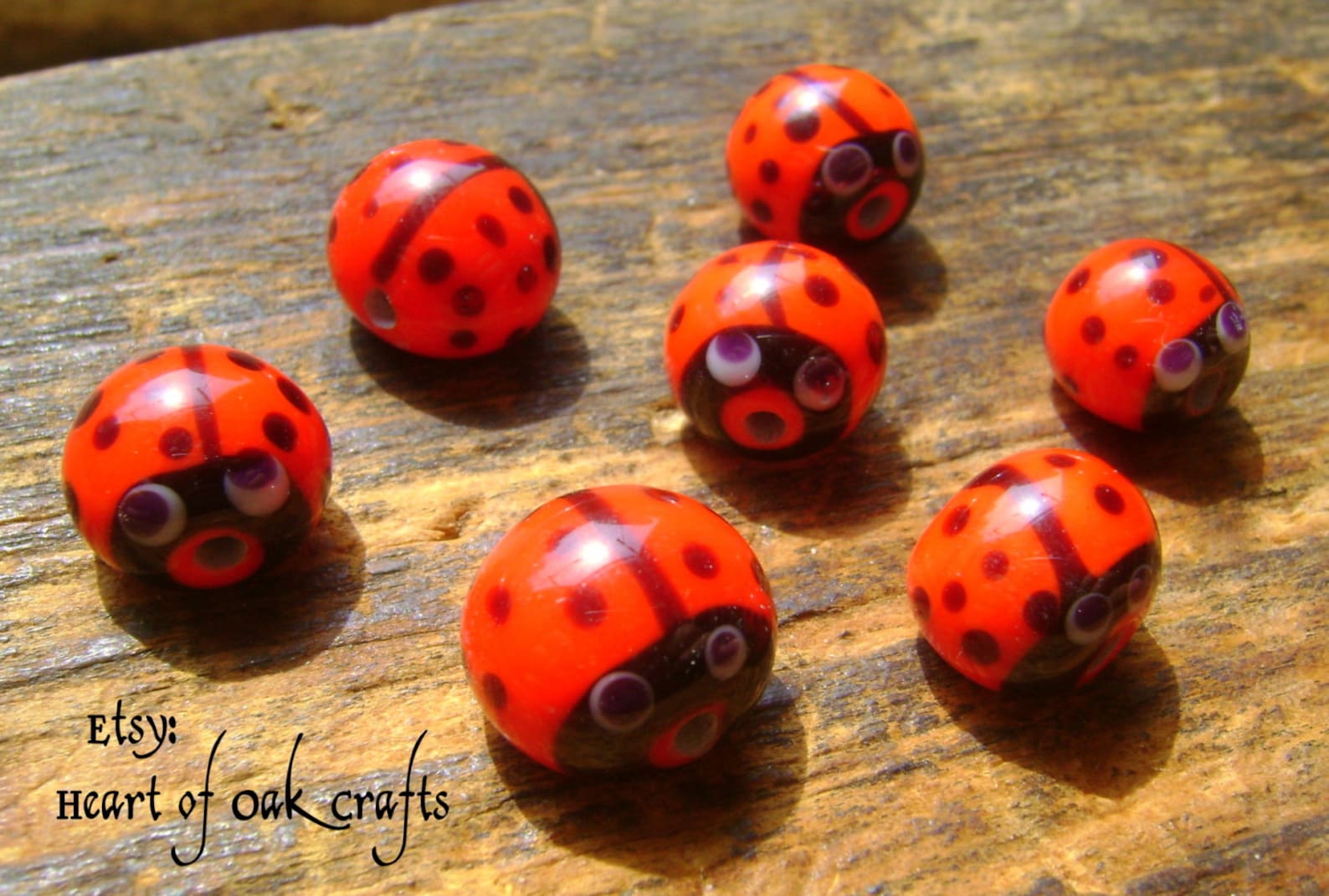 Ladybug Beads - Etsy