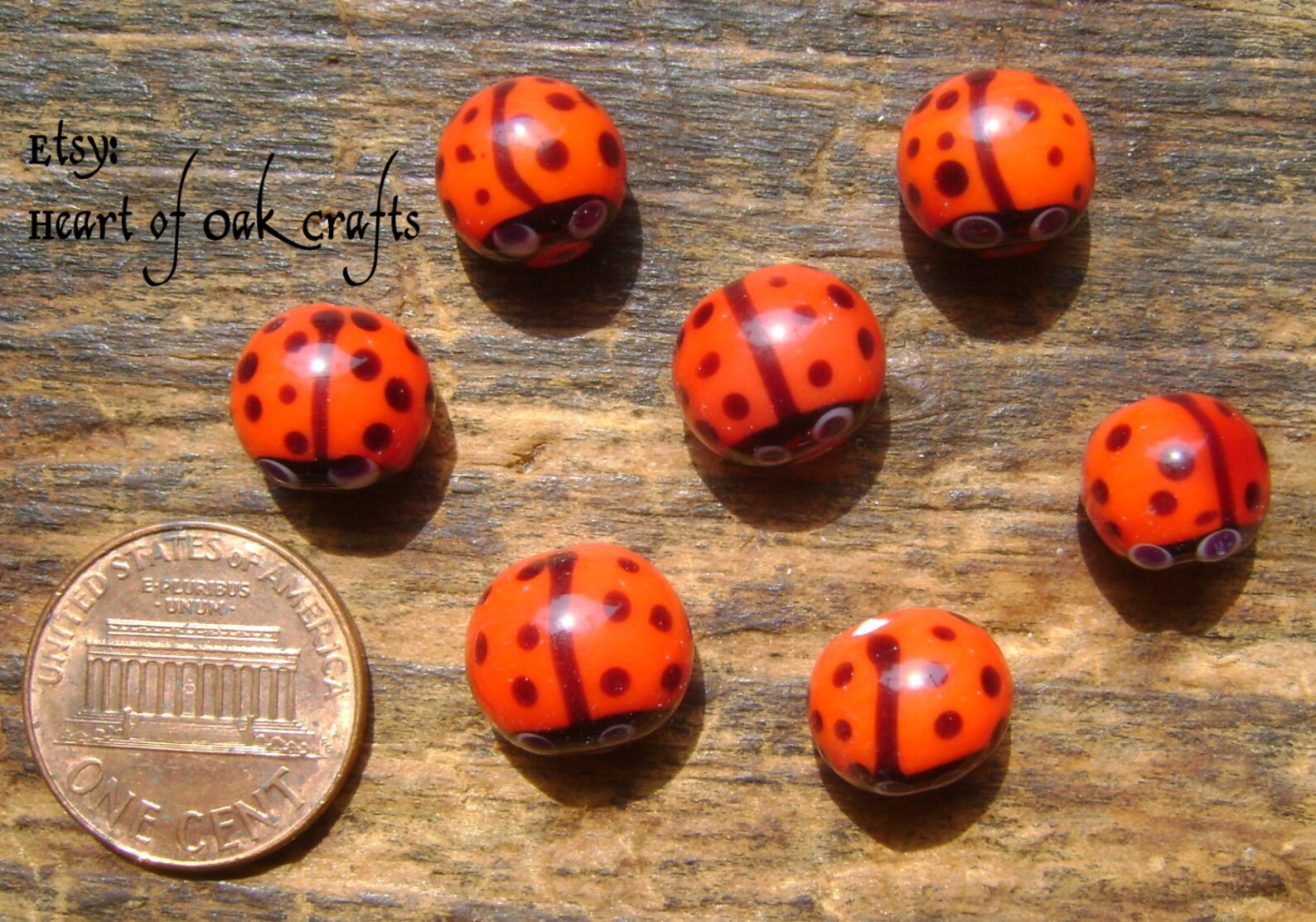 Ladybug Beads - Etsy
