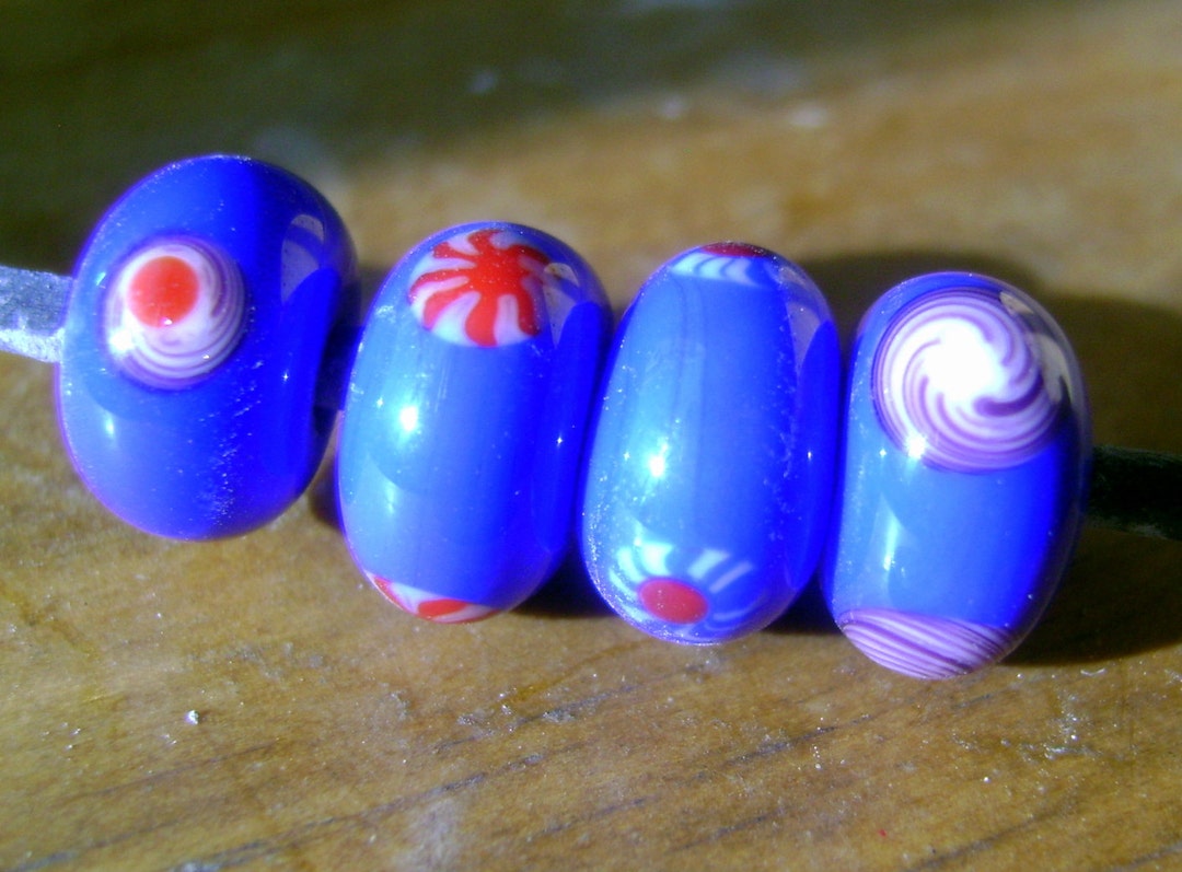 Bead Pattern 100e: Viking Blue Murrini Bead (reproduction) - Etsy