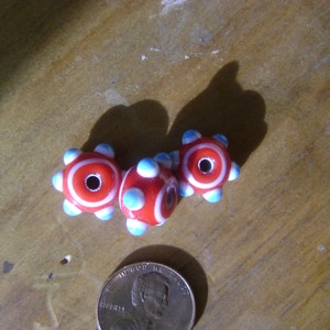 Bead Pattern 95: Merovingian Red Bumpy Bead (reproduction) - Etsy
