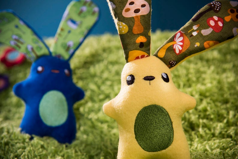 Baby's First Easter Easter Bunny Stuffies Basket - Etsy