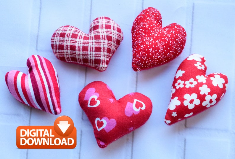 ITH Heart Plush in the Hoop Embroidery Hearts for | Etsy