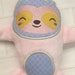 ITH SLOTH Plush 5x7 - in the Hoop Digital Embroidery Design - Sloth ...